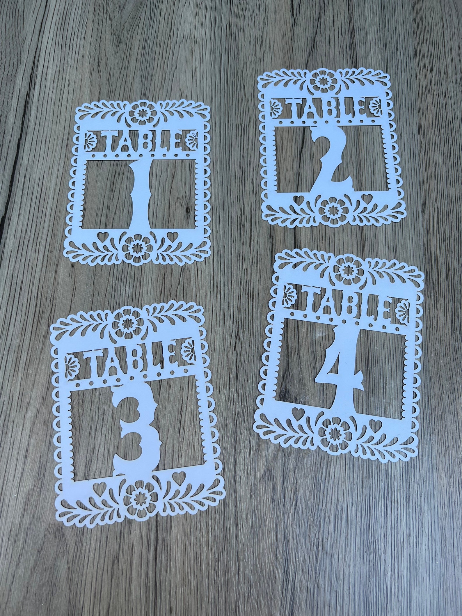 Fiesta Table Numbers Fiesta Decorations Mexican Fiesta - Etsy