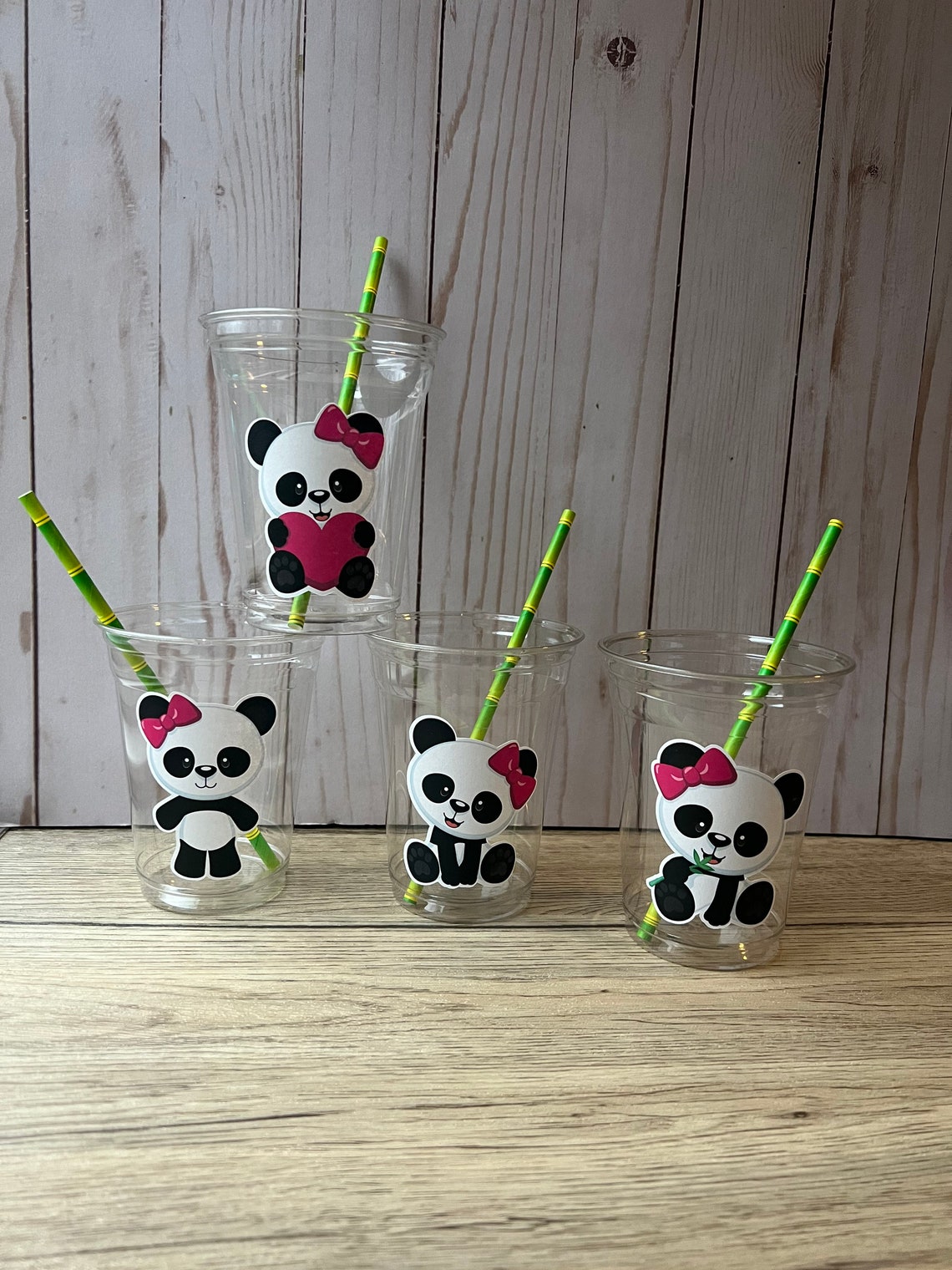 Panda Decorations Panda Birthday Panda Party Cups First - Etsy