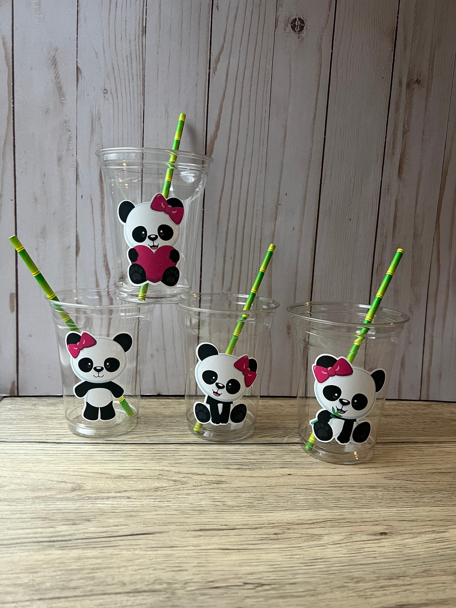 Panda Decorations Panda Birthday Panda Party Cups First - Etsy