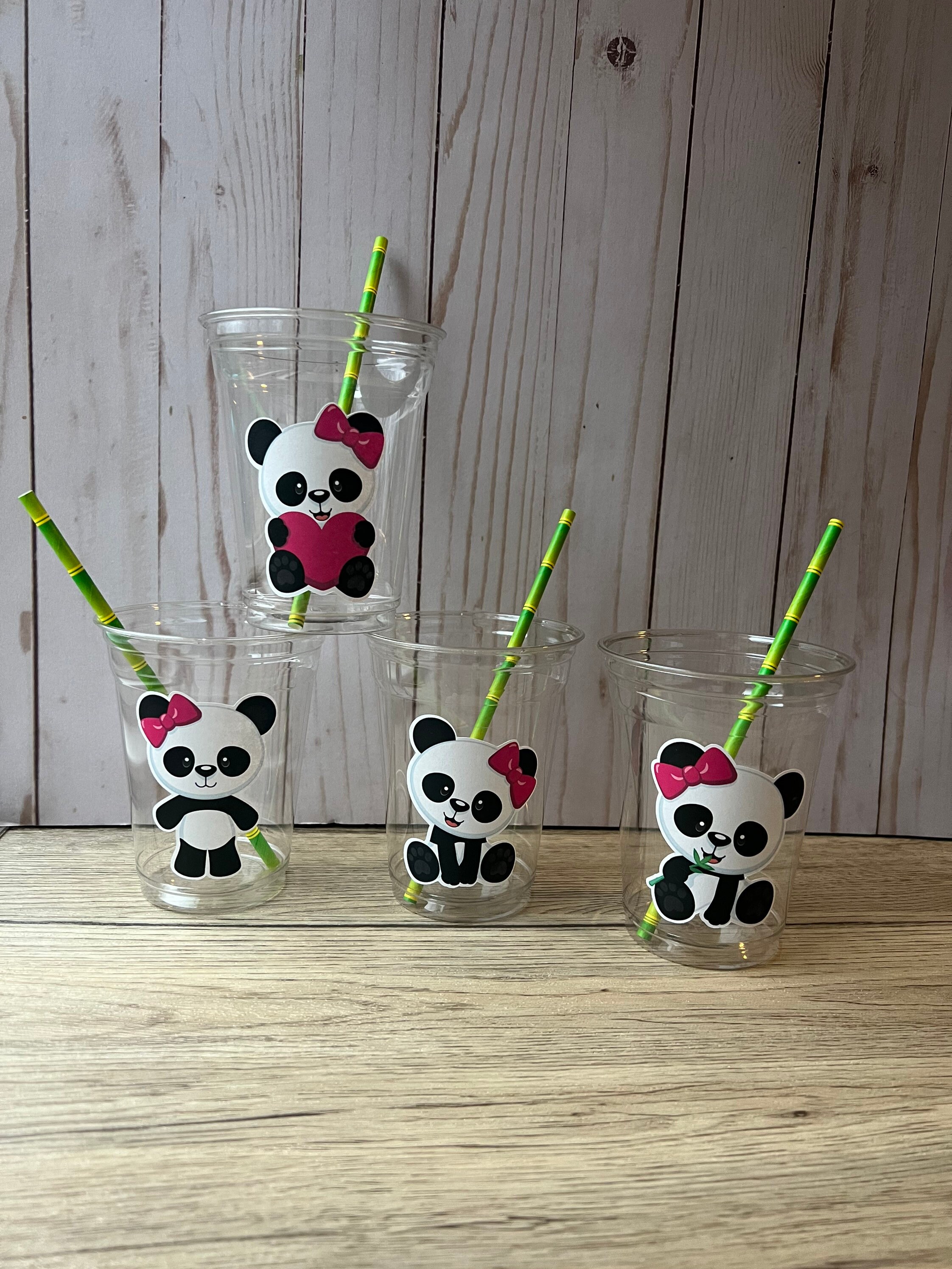 Panda Decorations Panda Birthday Panda Party Cups First - Etsy