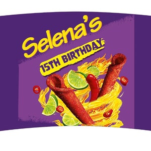 Takis Favor, Takis Cotton Candy Label, Takis Party, Teen Birthday Party ...