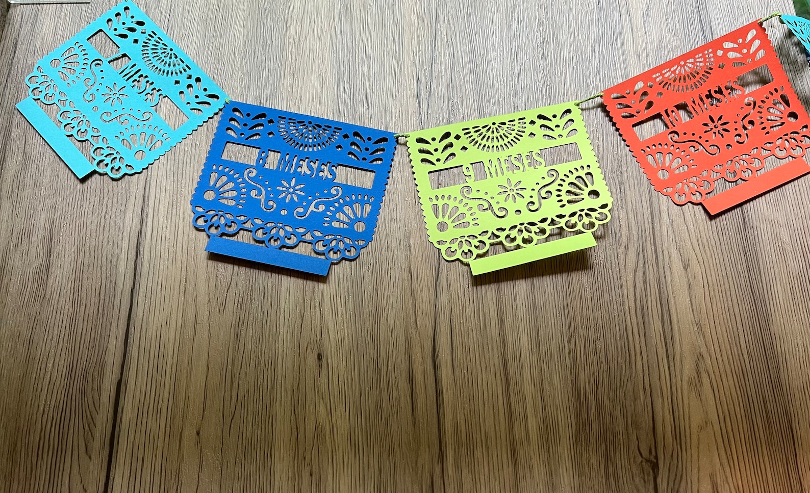 Papel Picado First Year Banner Fiesta Milestone Banner Papel - Etsy