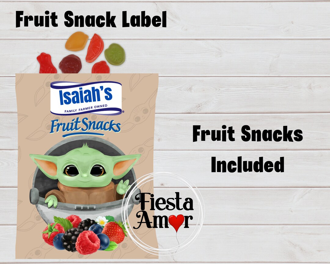 Baby Alien Fruit Snack Label, Baby Alien Favor, Baby Alien Decorations ...