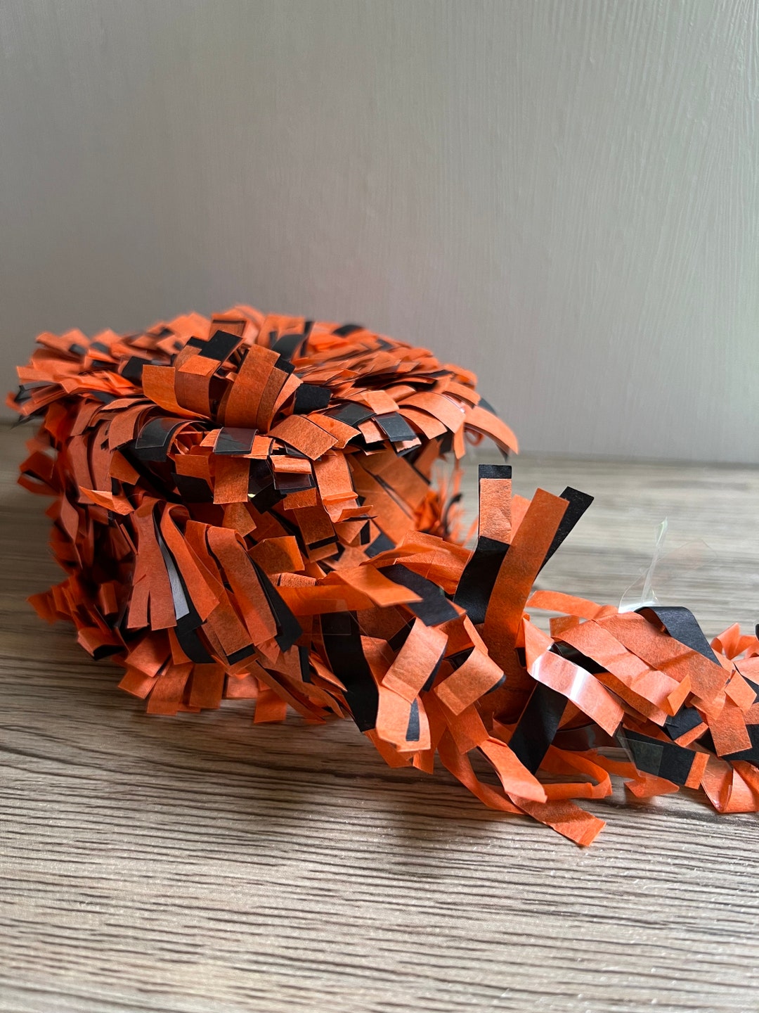 Halloween Festooning Halloween Tissue Garland Halloween - Etsy