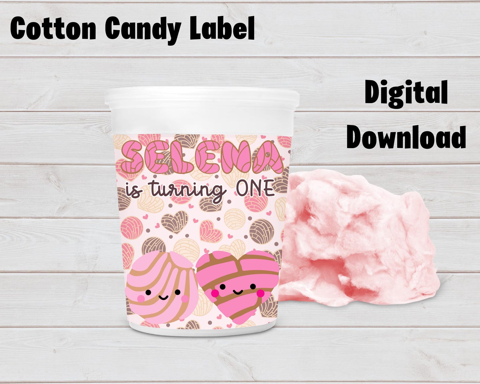 Concha Baby Banner, Concha Name Banner, Concha Baby Shower, Concha ...