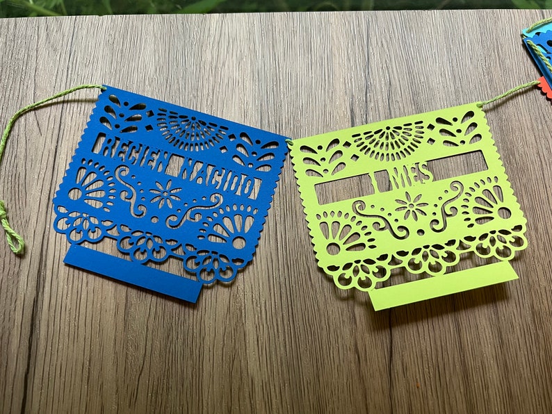 Papel Picado First Year Banner Fiesta Milestone Banner Papel - Etsy