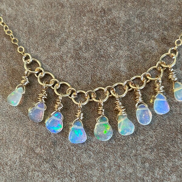 Welo Opal Necklace - Etsy