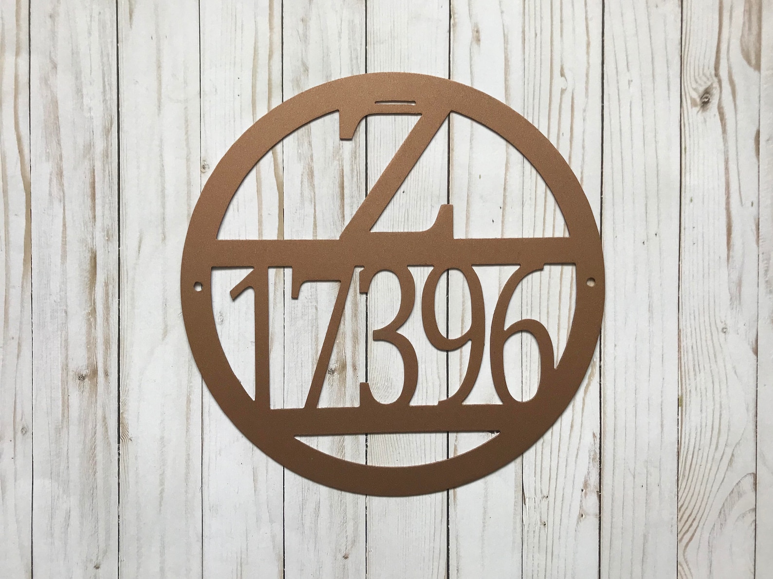Monogram House Numbers - Etsy