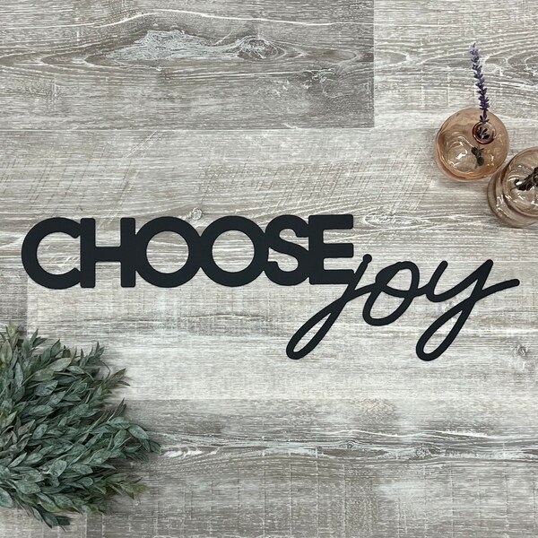 Joy Metal Sign - Etsy