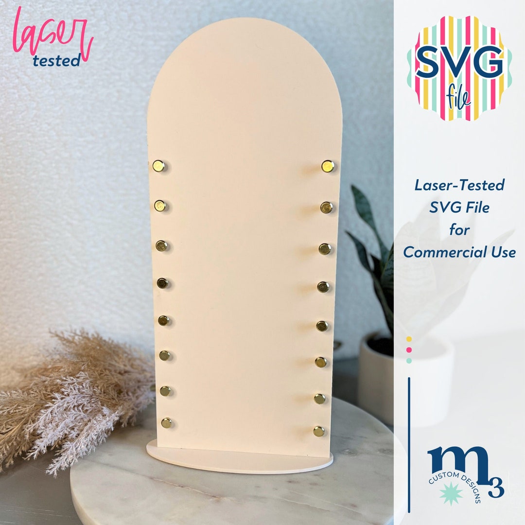 SVG Permanent Jewelry File | Laser Ready File for Pendants and Charms ...