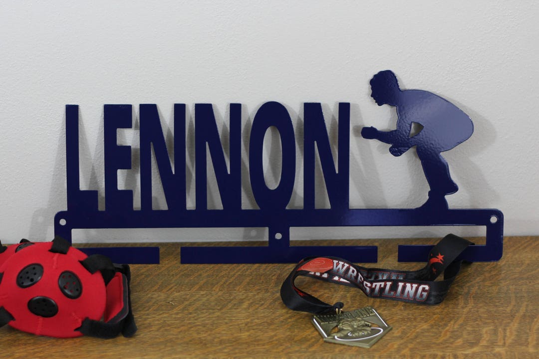 Personalized Wrestling Ribbon Hanger - Etsy