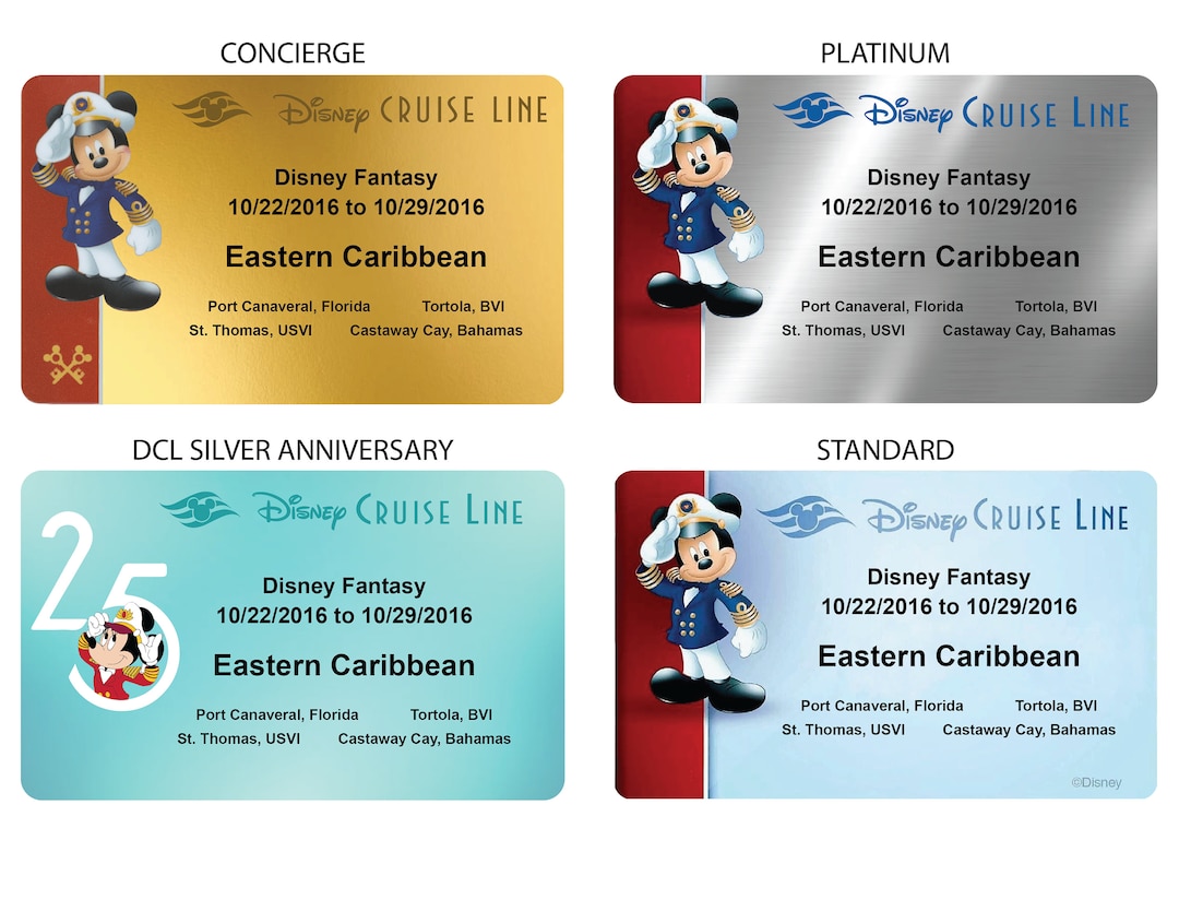 Disney Cruise Line Key to the World Concierge/silver - Etsy