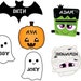 Halloween Bat Spider Monster Frankenstein Ghost Mummy Personalized ...