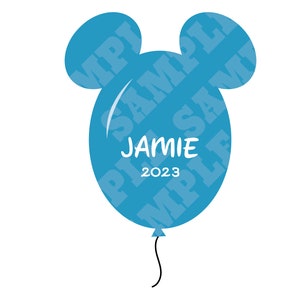 Disney Cruise Mickey Balloons Personalized Cruise Door Magnet - Etsy
