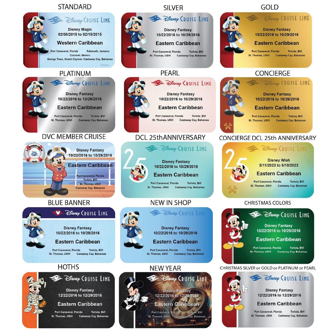 Disney Cruise Line Key to the World Personalized Cruise Door Magnet 3x5 ...