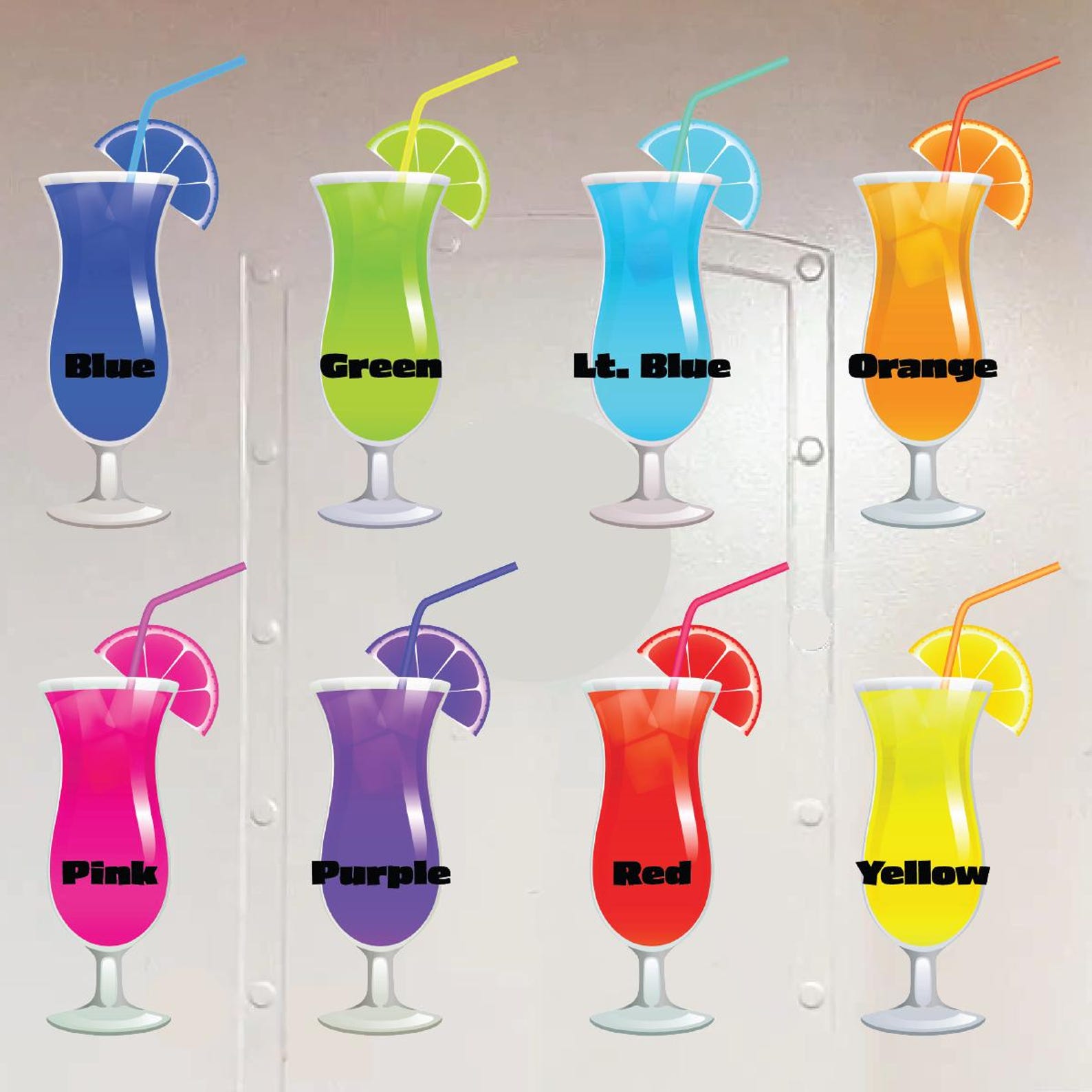 Cocktails Tropical Drinks Fancy Drinks Personalized Cruise Door Magnet ...