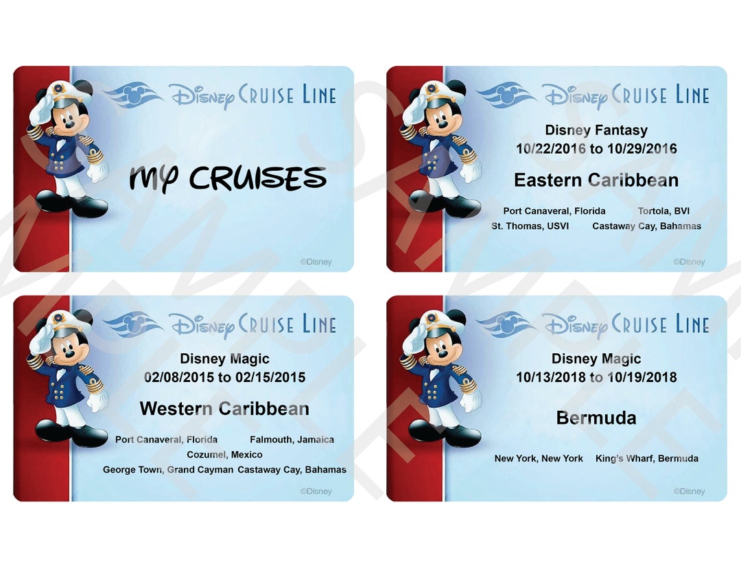 Disney Cruise Line Key to the World Cruise Detail Personalized - Etsy