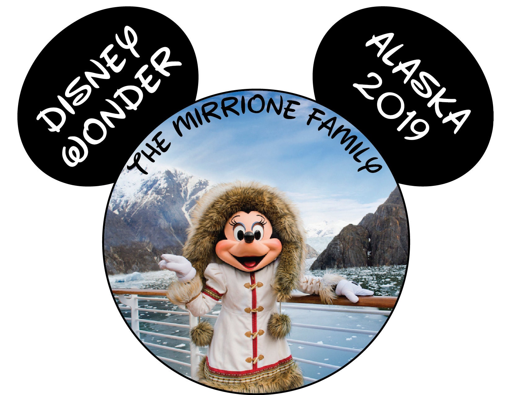 Alaska Cruise Mickey Minnie Goofy Donald Personalized Disney | Etsy