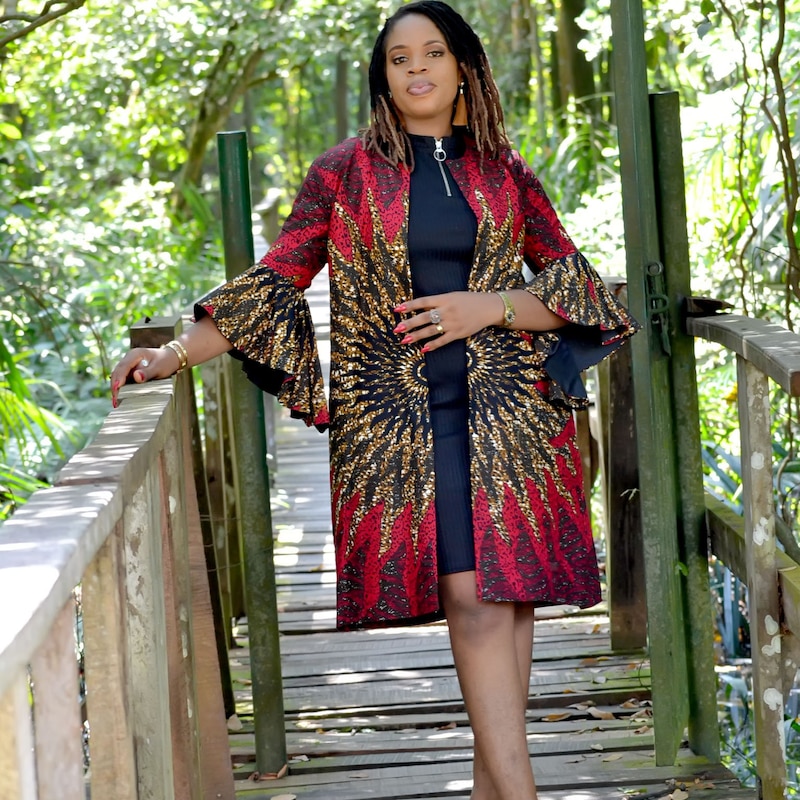 Nigerian Ankara Kimono - Etsy