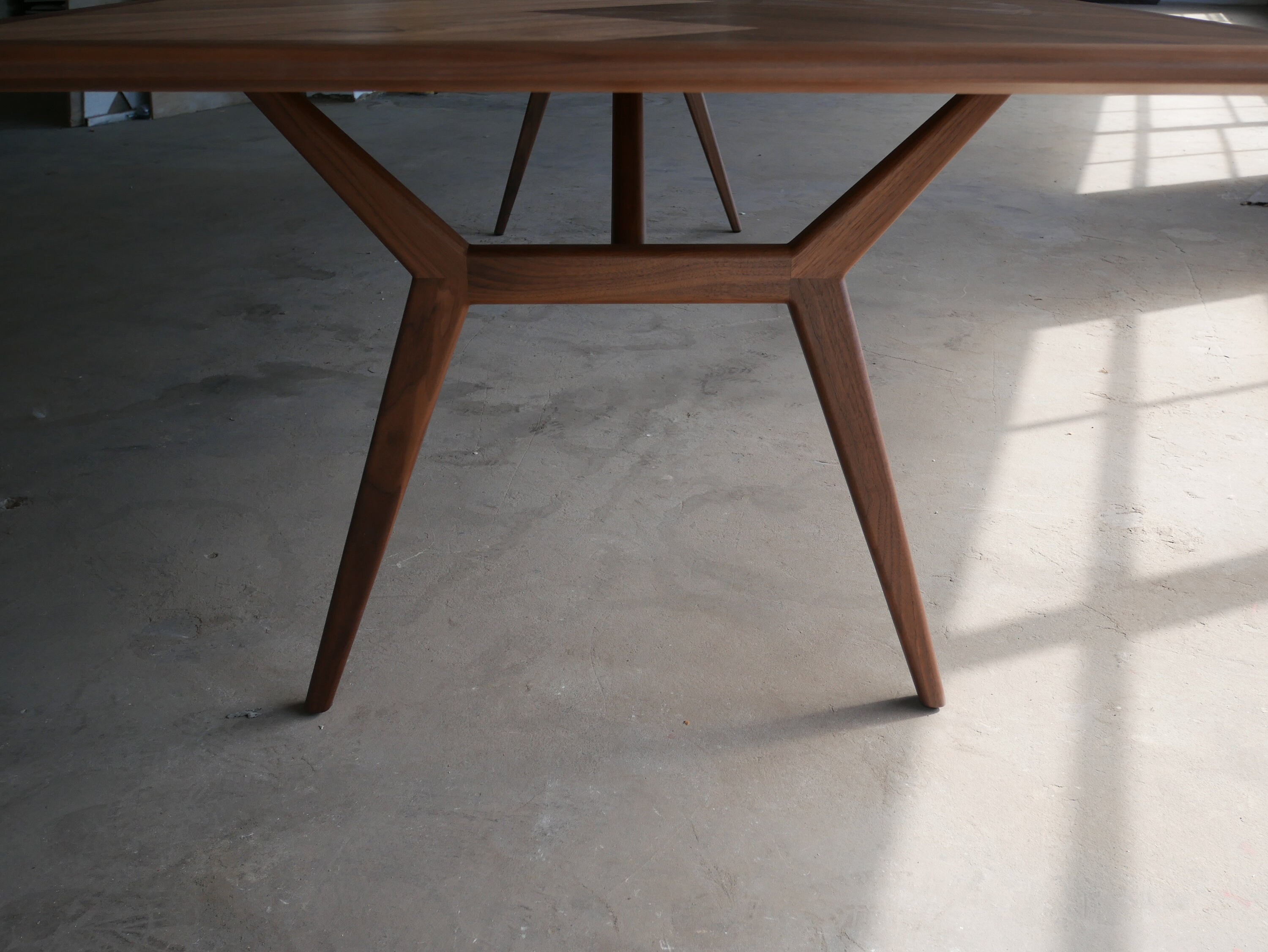 Herringbone Walnut Dining Table - Etsy