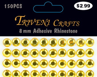 8mm Yellow Sticker - Etsy