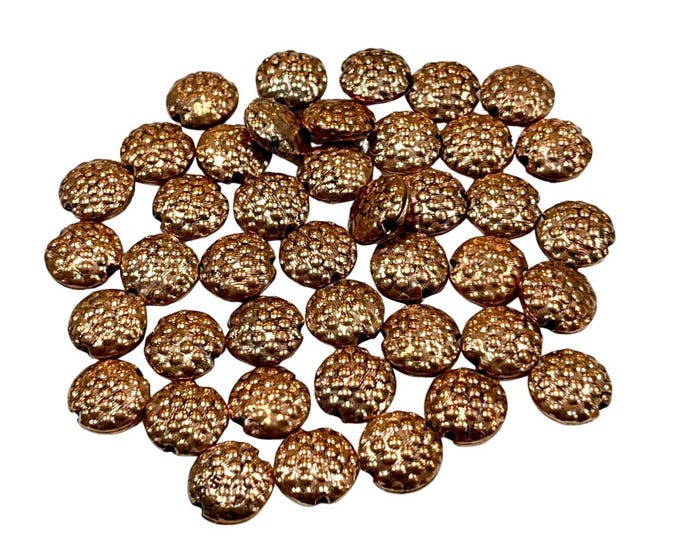 Copper Bali Beads, Solid Copper Beads, Copper Spacer Beads, Oxidized ...