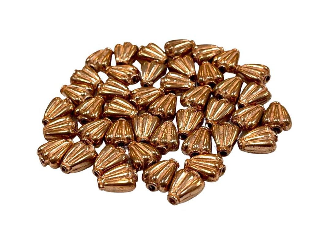 Copper Bali Beads, Solid Copper Beads, Copper Spacer Beads, Oxidized ...