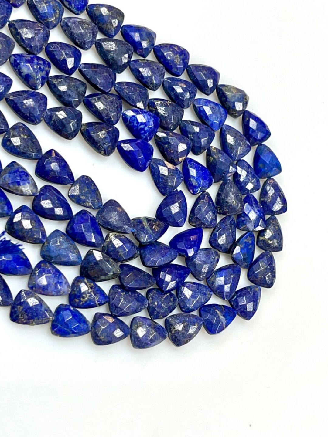 Natural Lapis Fancy Arrow Shape Faceted Gemstone Beads, 12x10mm Blue ...