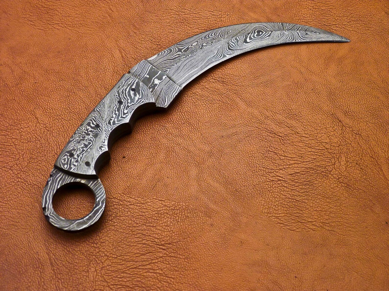 Beautiful handmade damascus Steel karambit hunting knife | Etsy