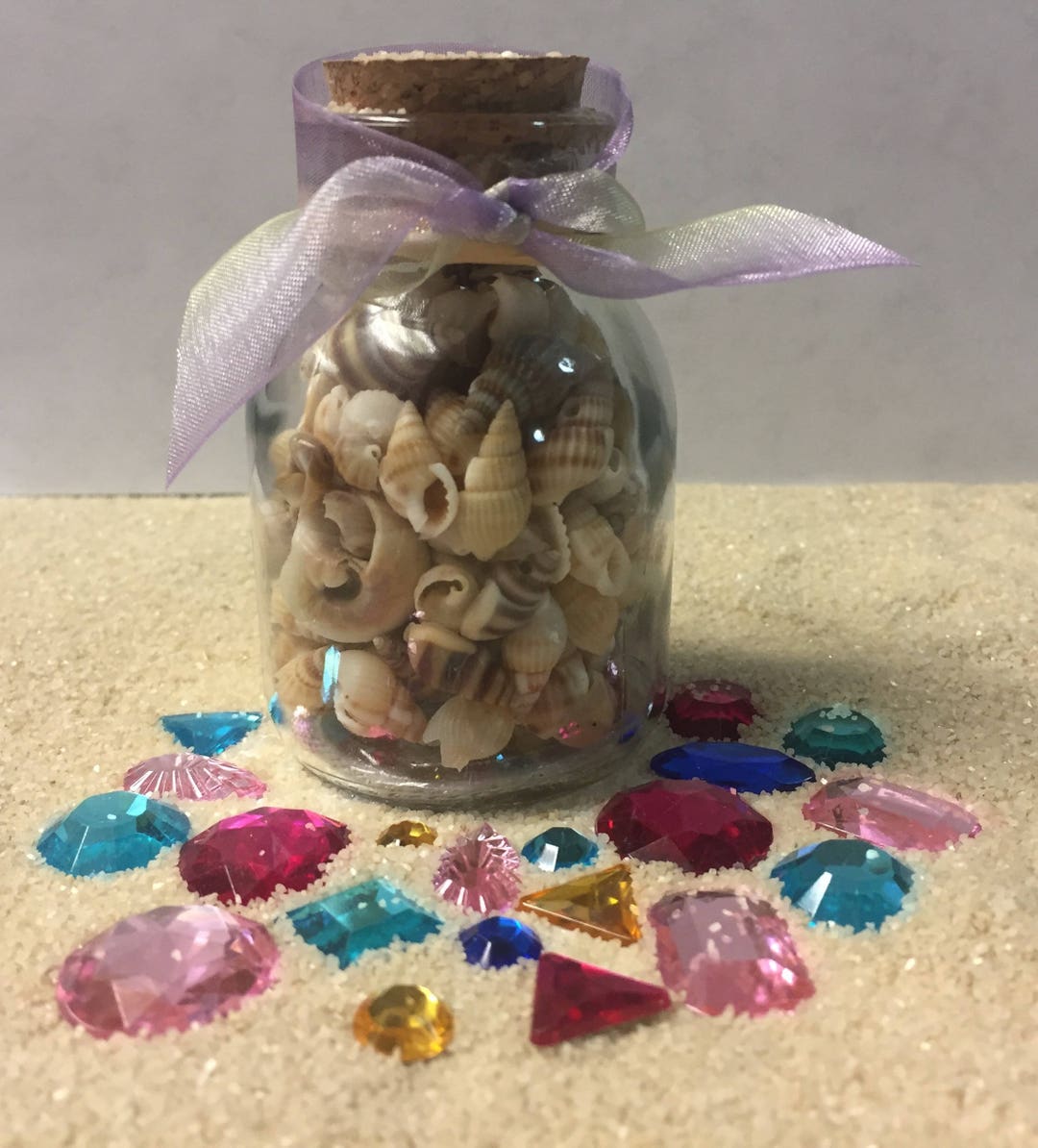 Seashells in a Jar - Etsy