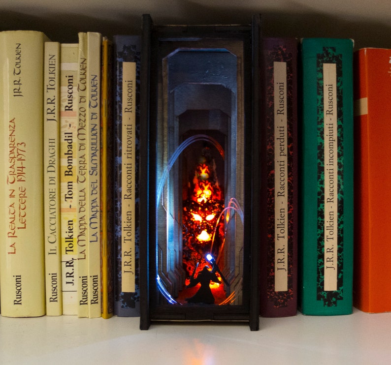 Fire and Shadow Diorama - Etsy