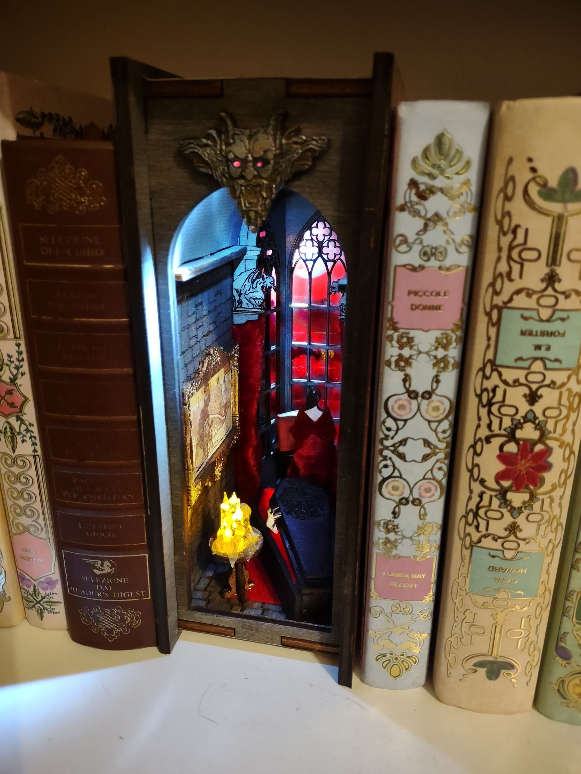 Dracula Diorama Bookshelf Insert - Etsy