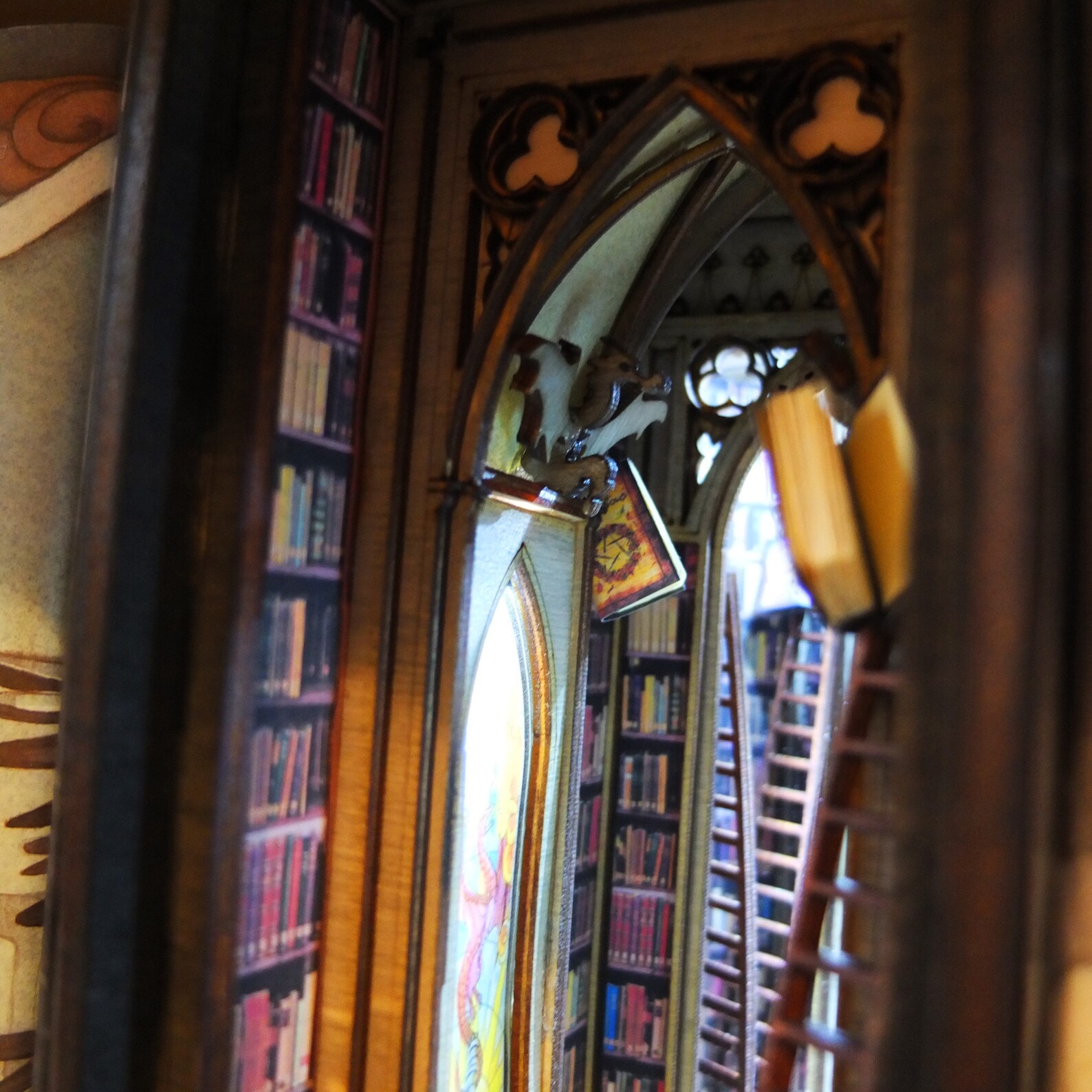 Alchemy library Diorama Bookshelf Insert | Etsy