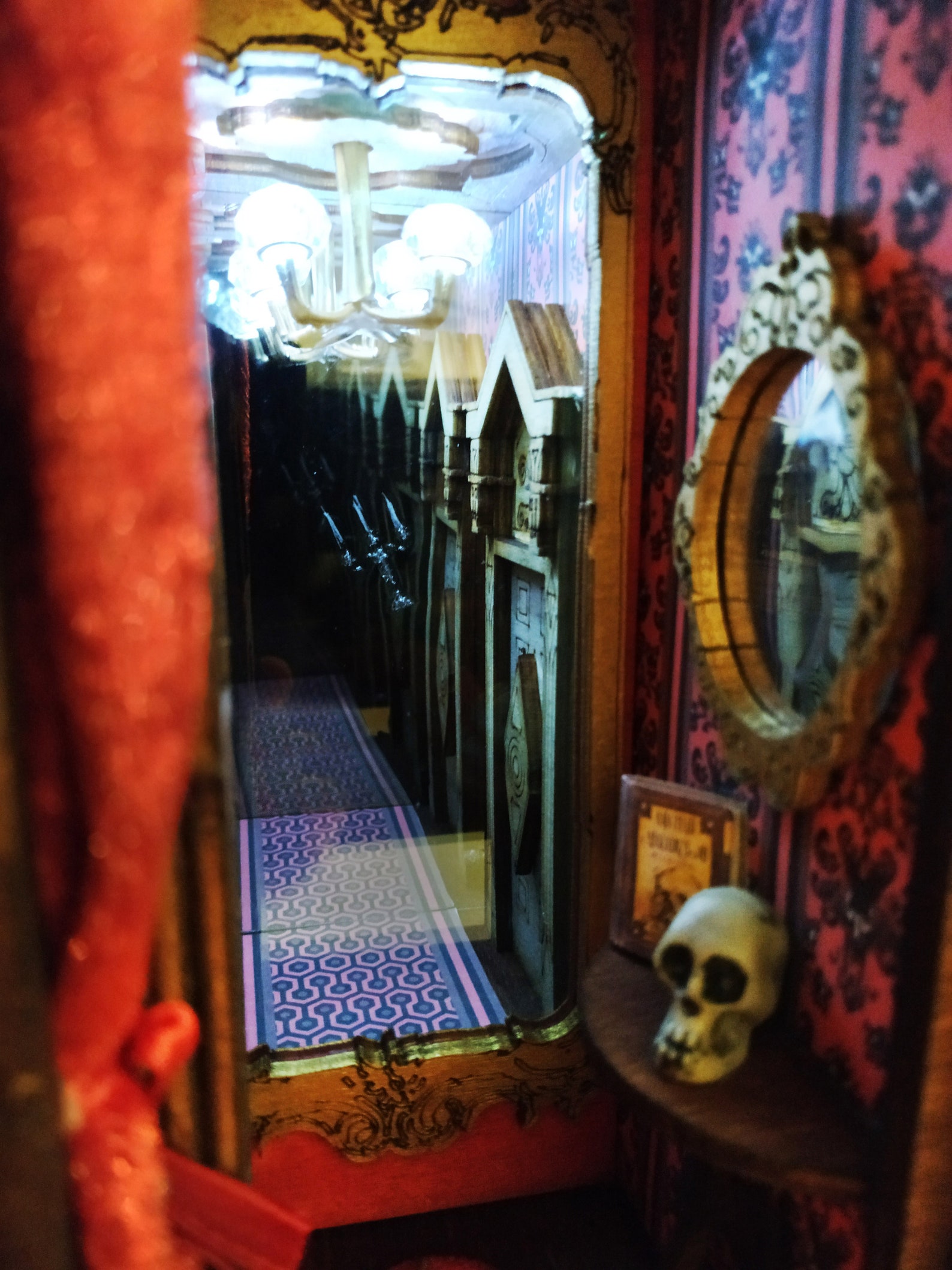 Haunted House Diorama Bookshelf Insert - Etsy
