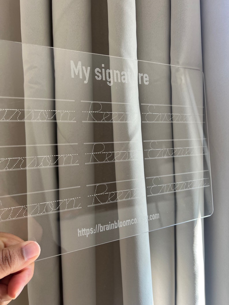 Tracing Boards for Kids, Alphabet, Custom Name, Engraved Acrylic Dry ...