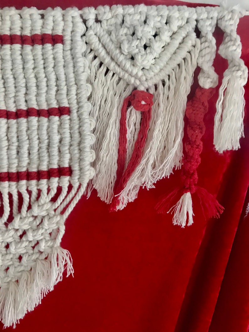Macrame Letter Banner in LOVE by Hustle Hard Farms - Etsy