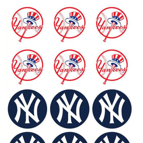 Yankee Cupcake Toppers - Etsy