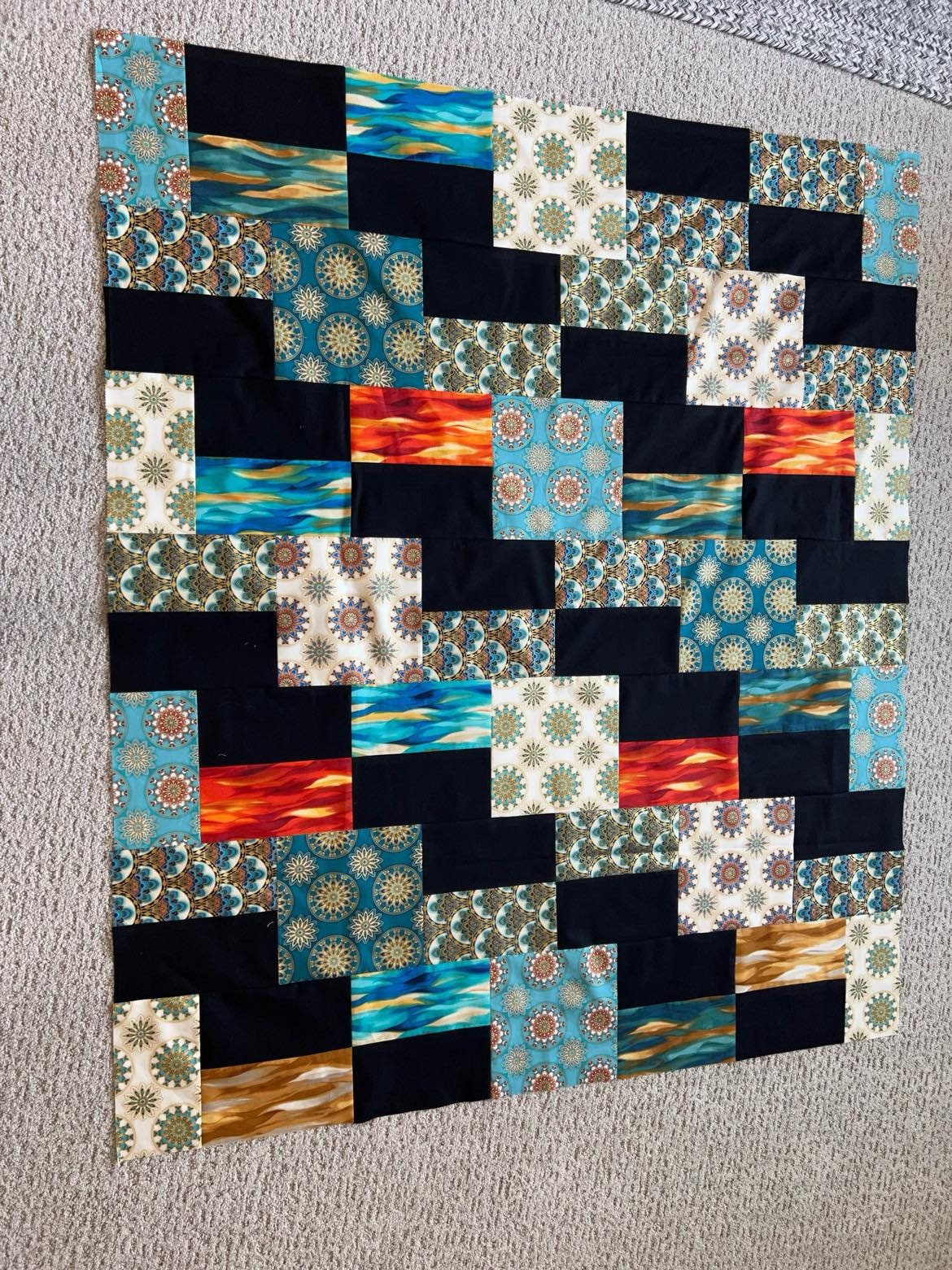 PDF Lap Quilt Pattern ... Quick and Easy ... Layer Cake Friendly ...'NO ...