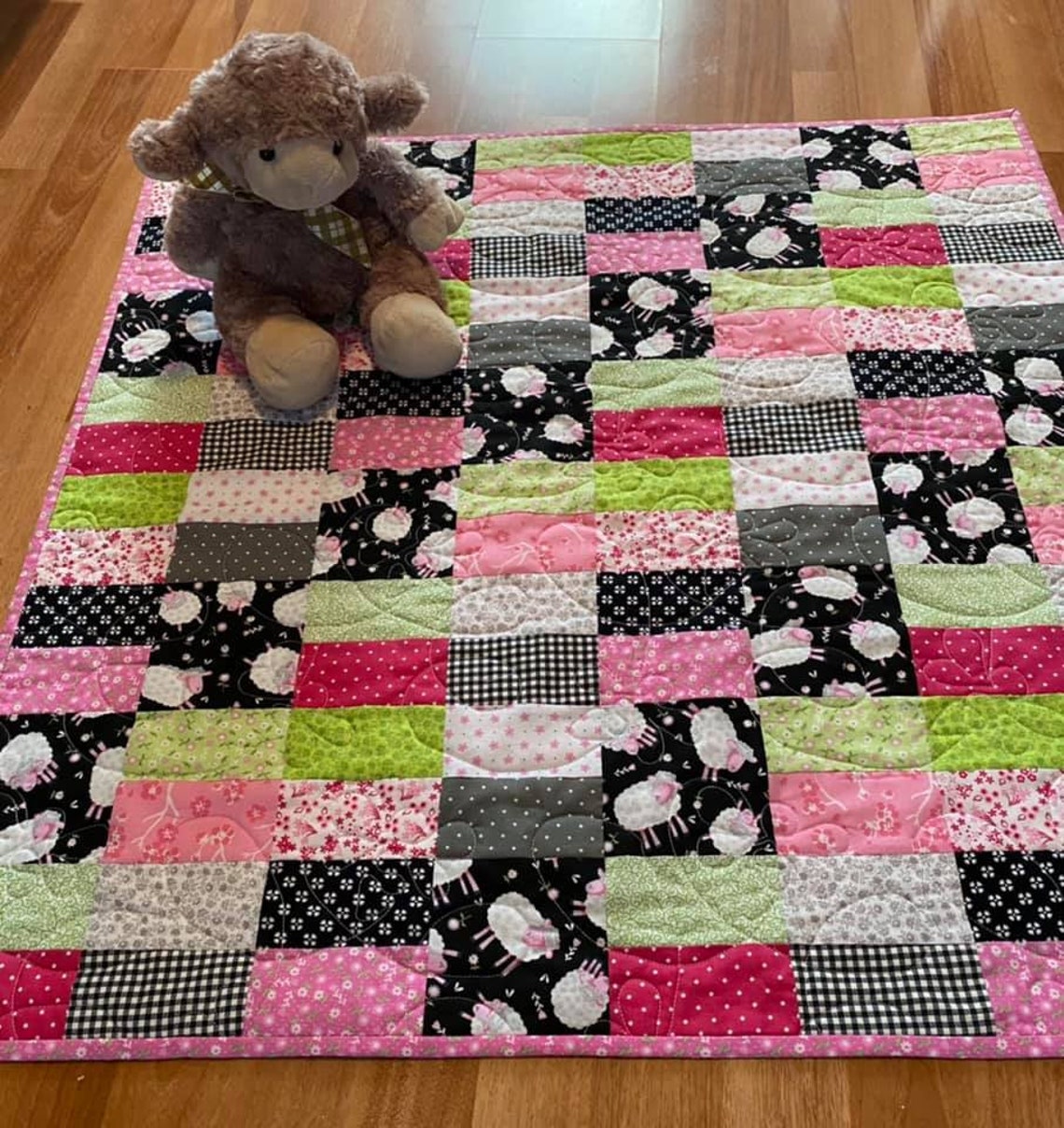 PDF Baby / Cot Quilt Pattern ... Quick and Easy ... Jelly Roll & Charm ...