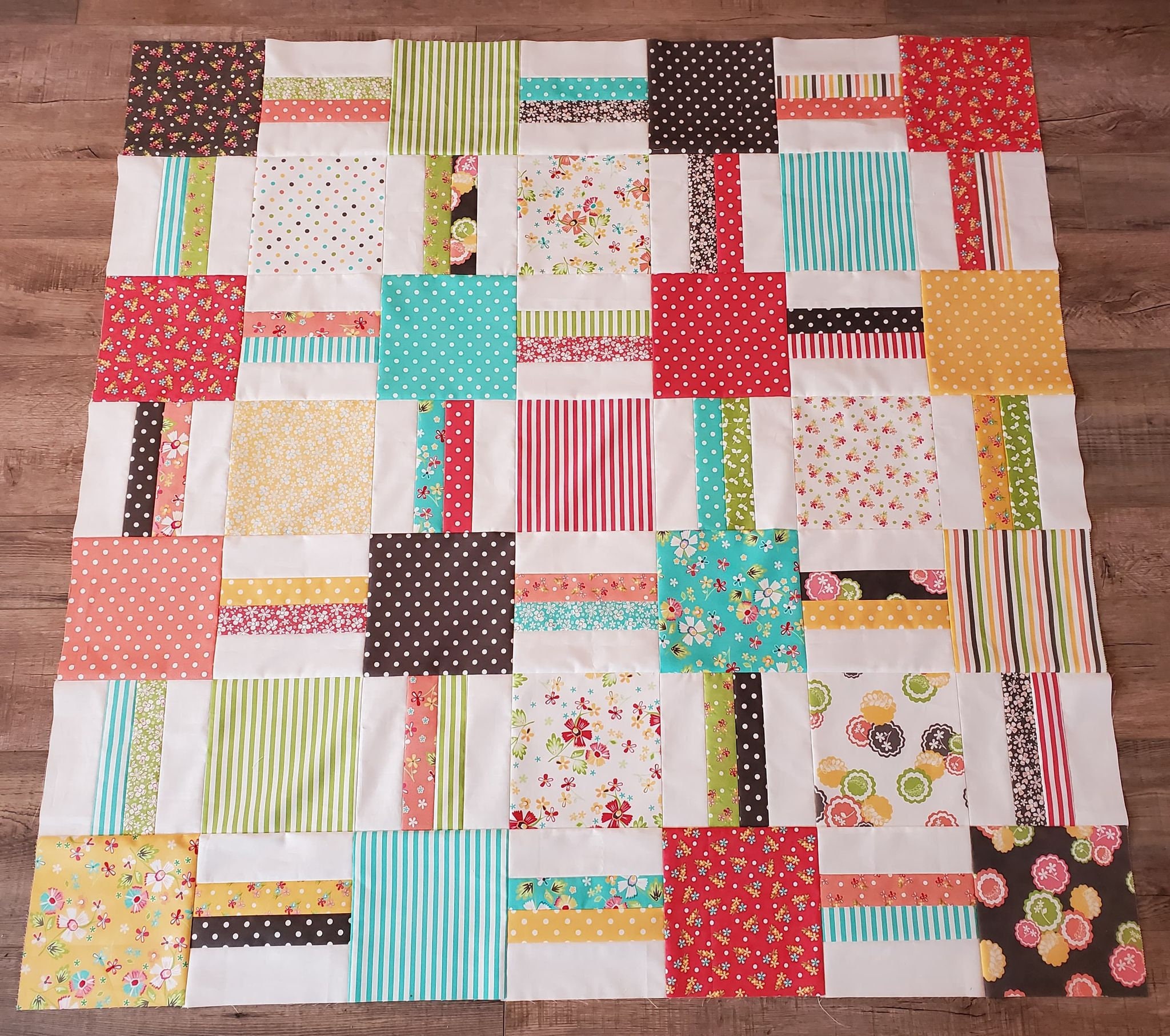 PDF Lap Quilt Pattern ... Quick and Easy ... Layer Cake Friendly...'no ...