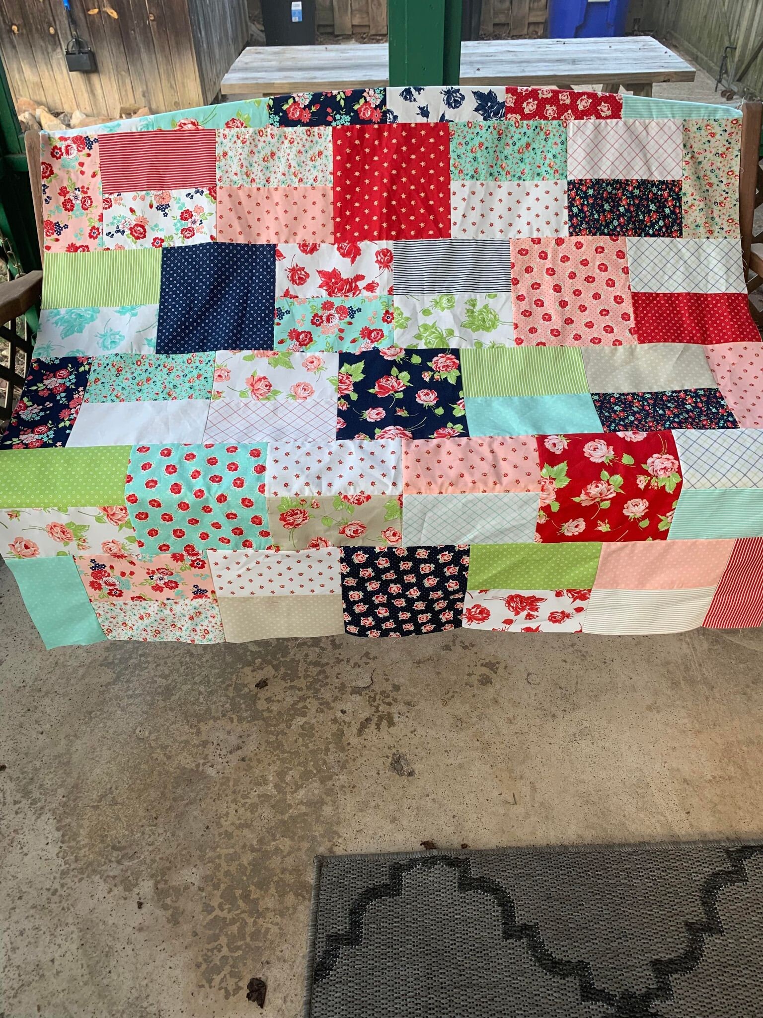 PDF Lap Quilt Pattern ... Quick and Easy ... Layer Cake Friendly ...'NO ...