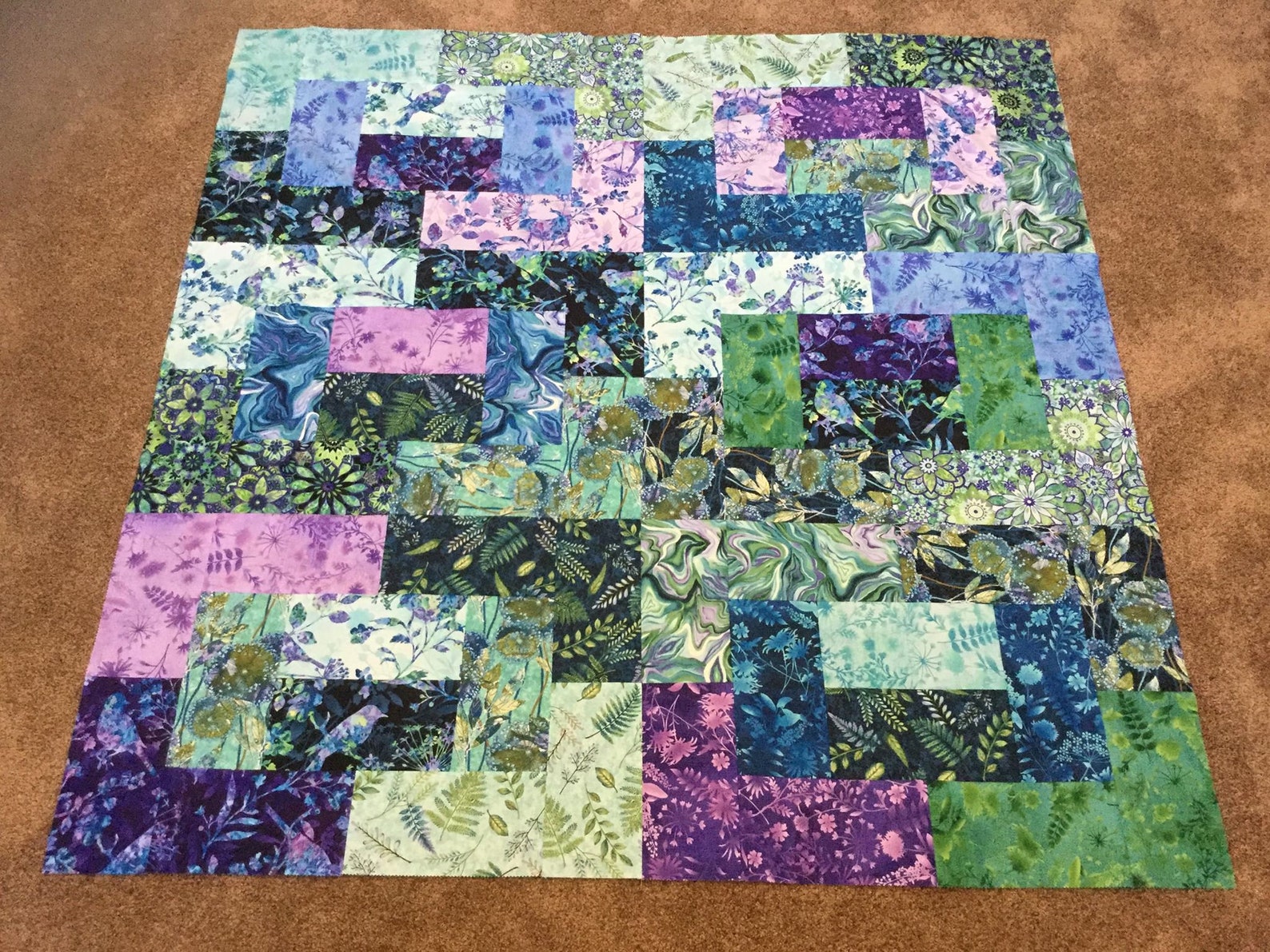 PDF Lap Quilt Pattern ... Quick and Easy ... Layer Cake ...'NO.12 ...