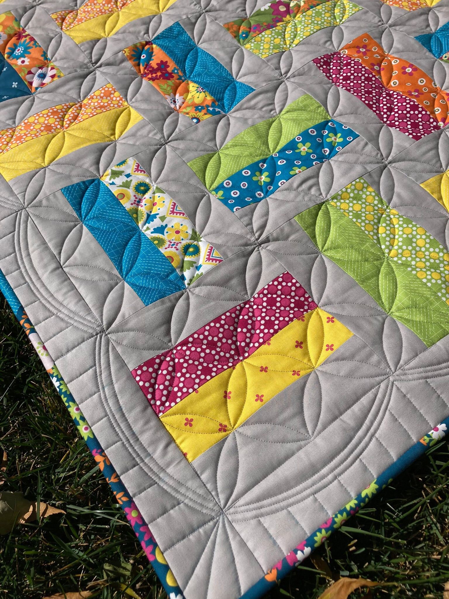 PDF Baby / Cot Quilt Pattern...quick and Easy...jelly Roll Friendly ...