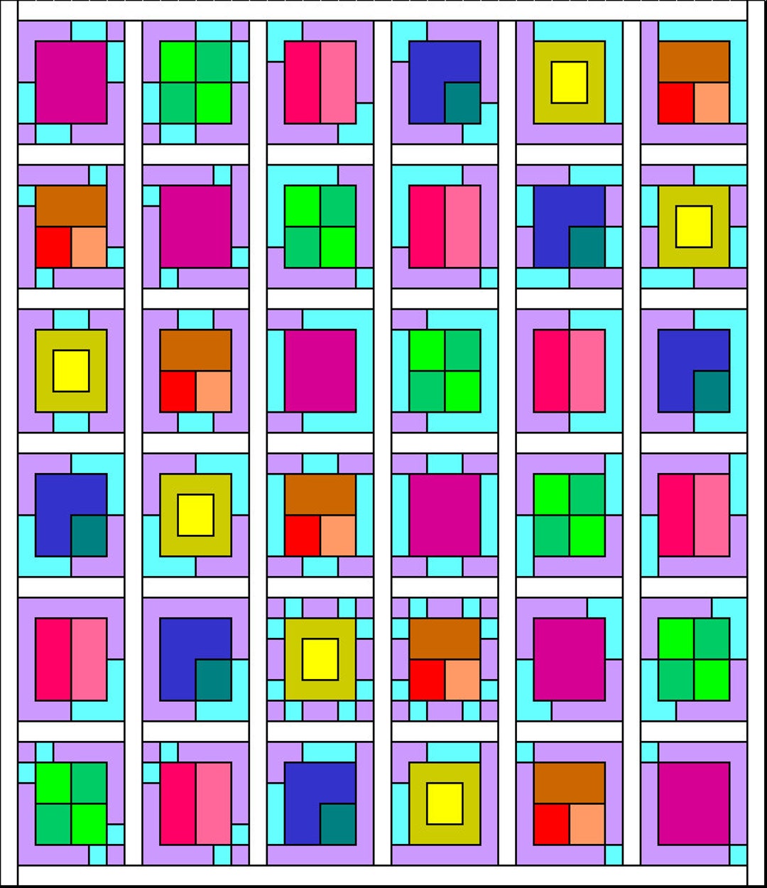 18 PDF Double Quilt Block Patterns ... Quick and Easy ... Layer Cake ...