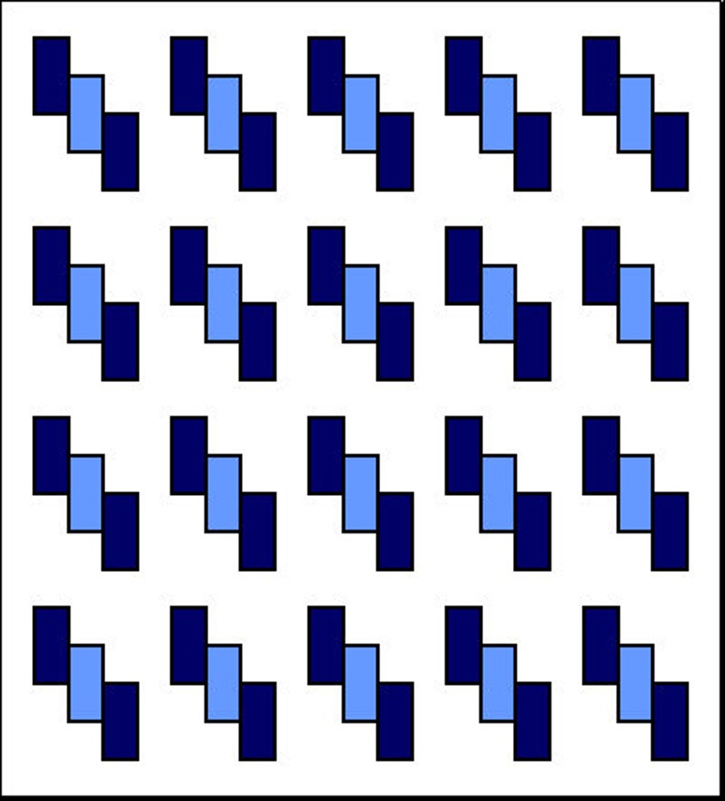 PDF Baby / Cot / Crib Quilt Pattern ... Quick and Easy ... Jelly Roll ...