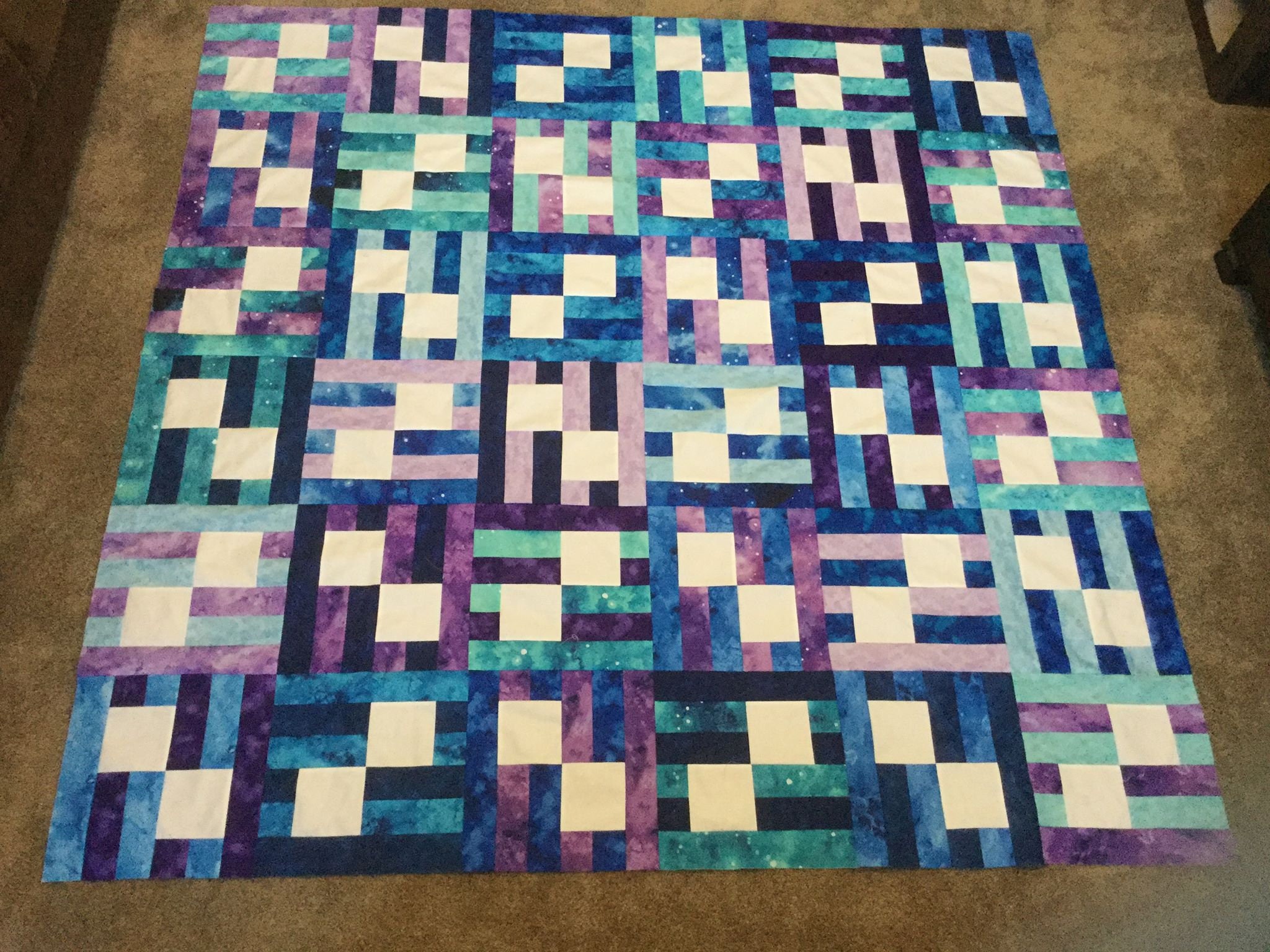 PDF Lap Quilt Pattern ... Quick and Easy ... Jelly Roll & Charm Pack ...
