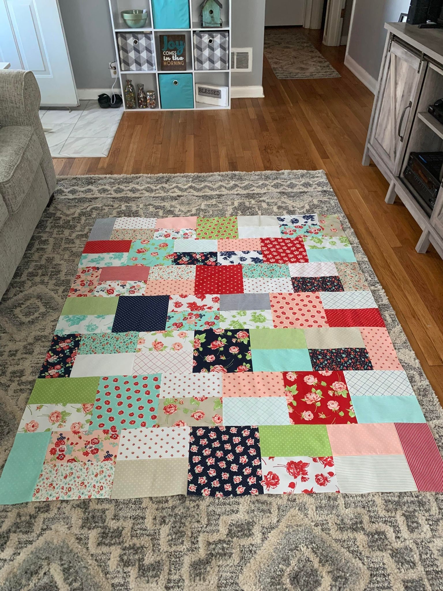 PDF Lap Quilt Pattern ... Quick and Easy ... Layer Cake Friendly ...'NO ...