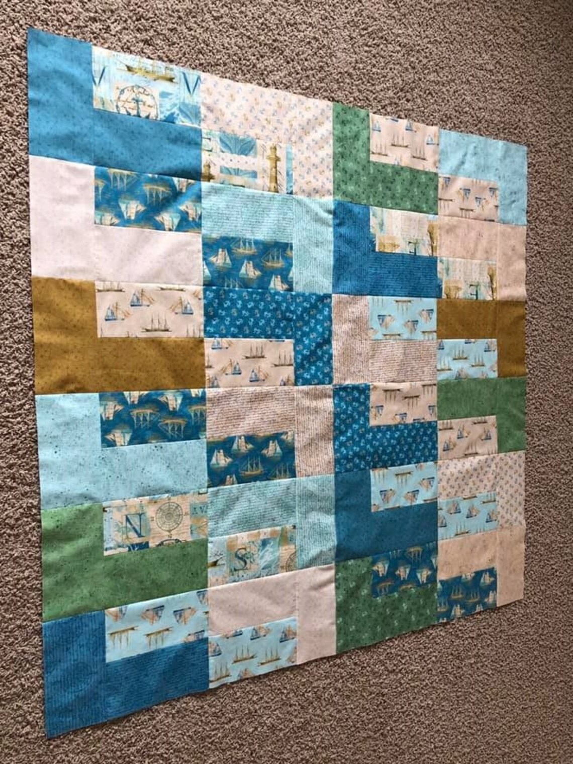 PDF Lap Quilt Pattern ... Quick and Easy ... Layer Cake - Etsy