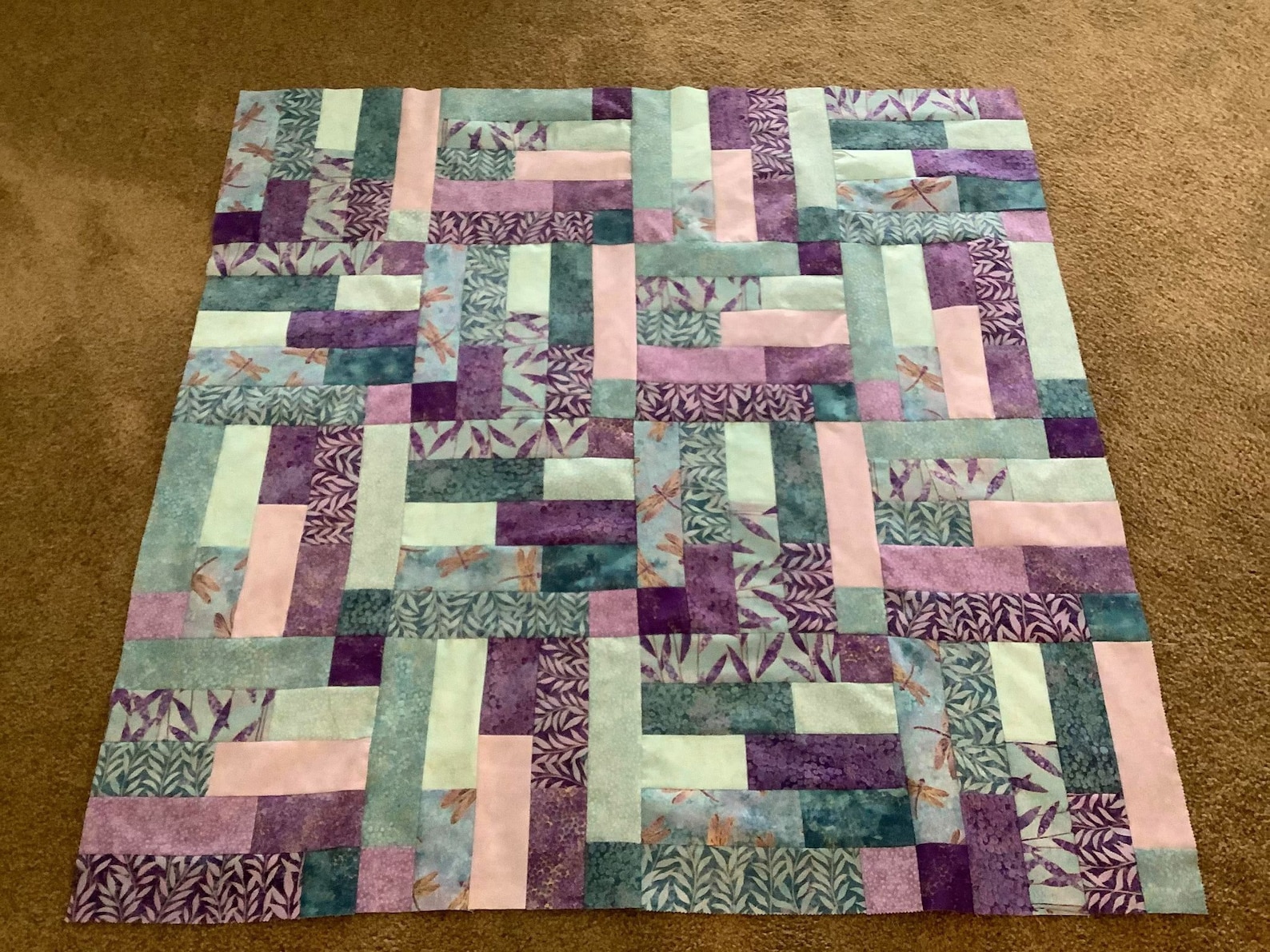 PDF Baby / Cot / Crib Quilt Pattern...quick and Easy...jelly Roll ...