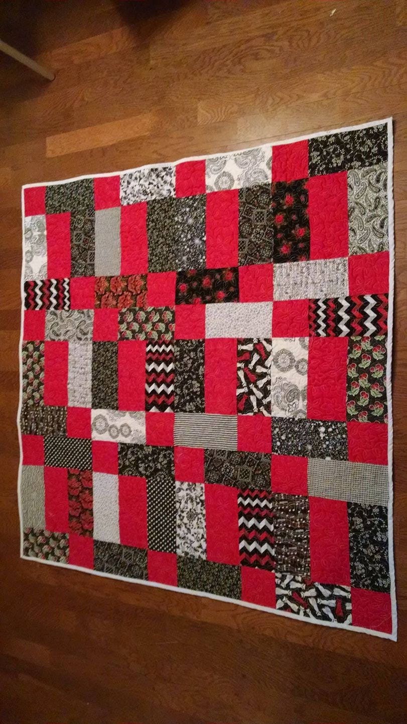 PDF Lap Quilt Pattern....quick and Easy...layer Cake Friendly...'town ...